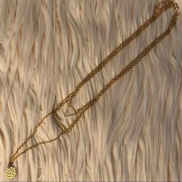Jewelry | New Triple Chain Choker Pendant Necklace | Poshmark